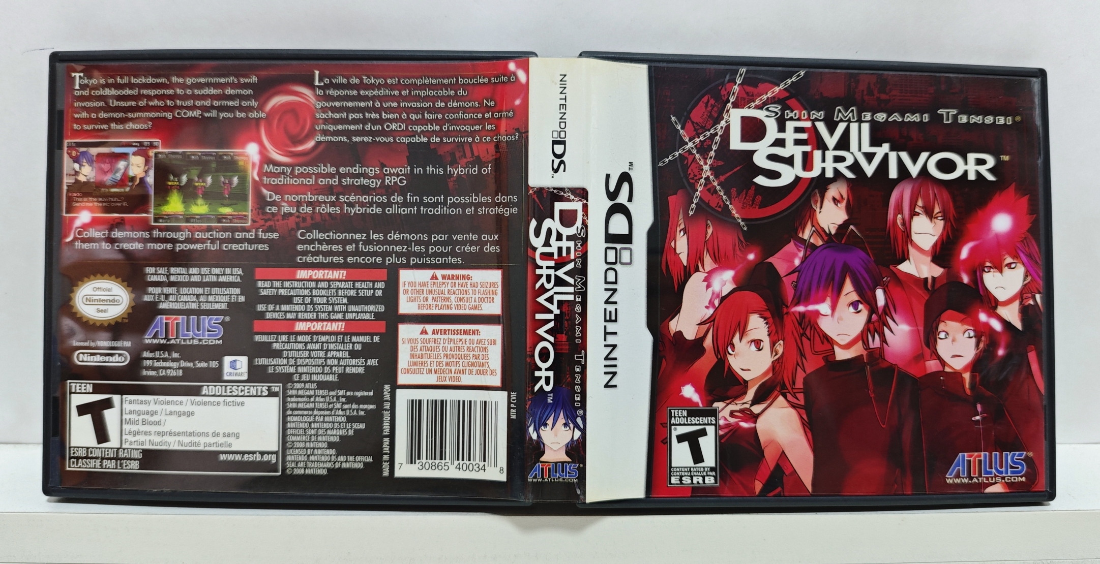 Shin Megami Tensei: Devil Survivor - Nintendo DS - Semi-Novo - Carvalho ...