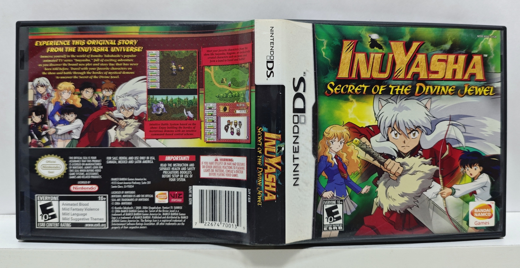 Inuyasha: Secret Of The Divine Jewel - Nintendo DS - Semi-Novo ...