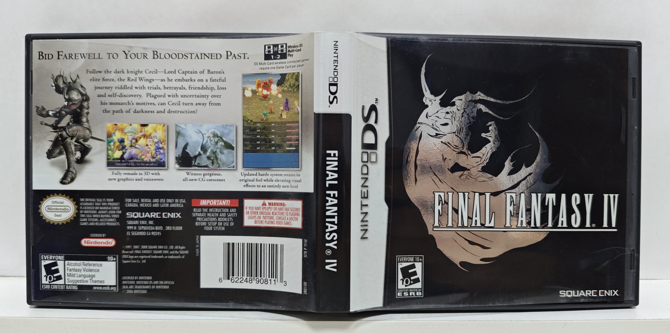 Final Fantasy IV - Nintendo DS - Semi-Novo - Carvalho Games