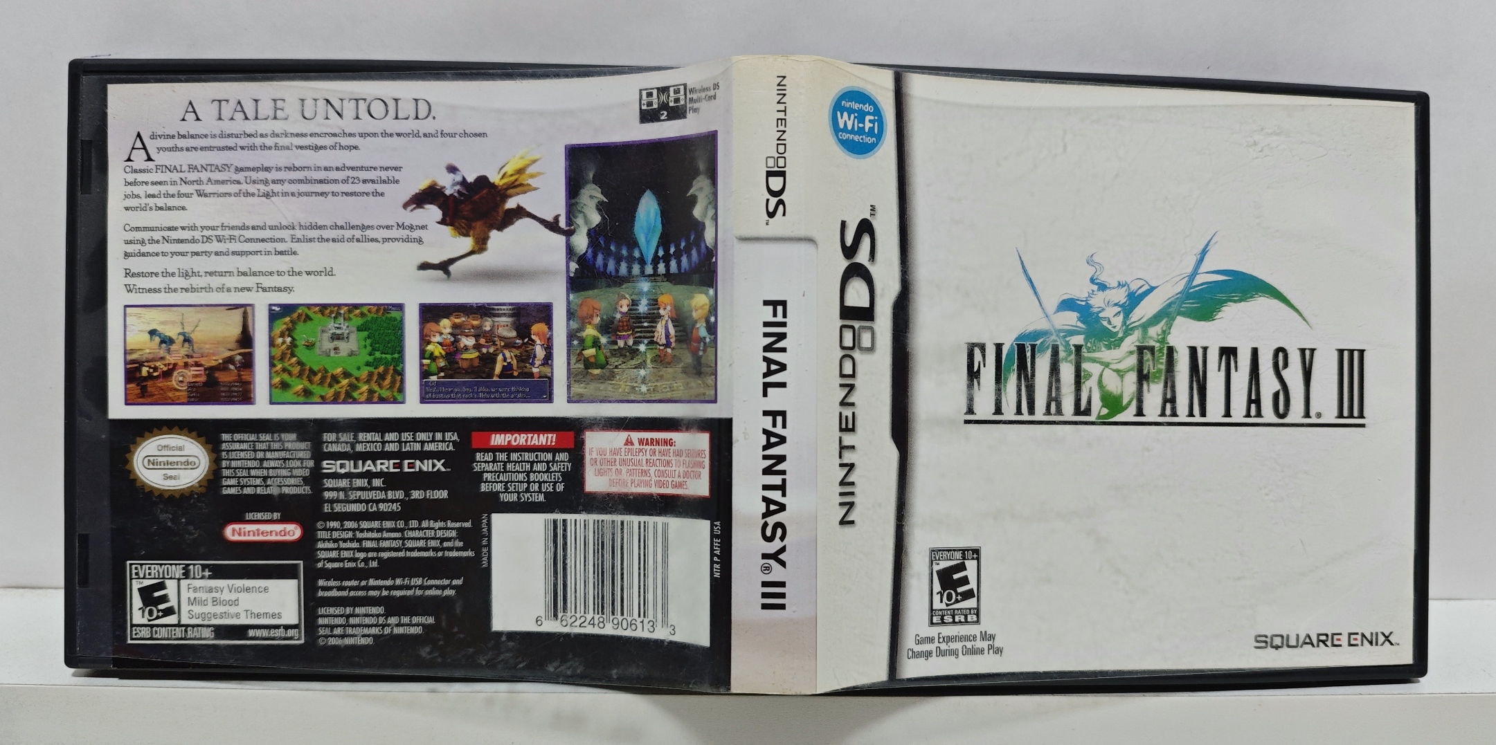 Final Fantasy III - Nintendo DS - Semi-Novo - Carvalho Games