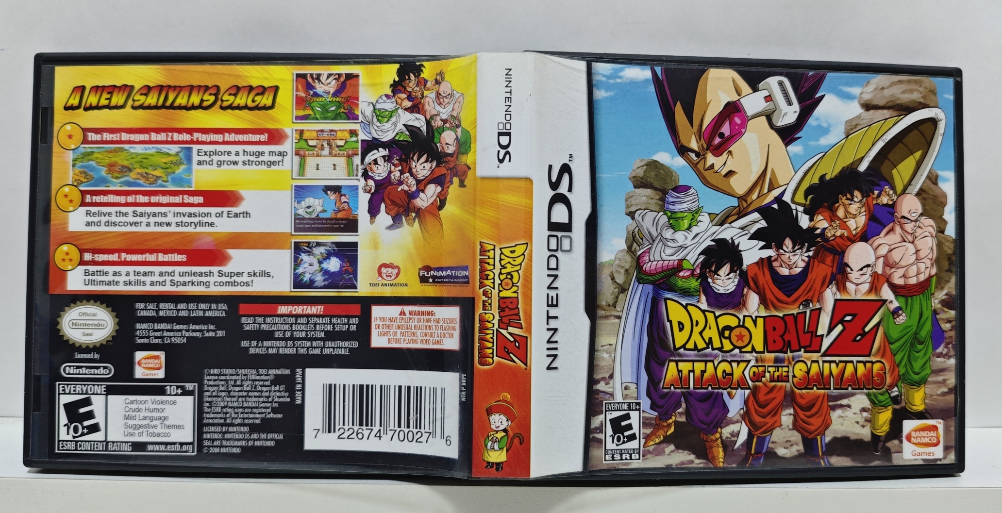 Dragon Ball Saiyans Attack Of The Saiyans - Nintendo DS - Semi-Novo ...