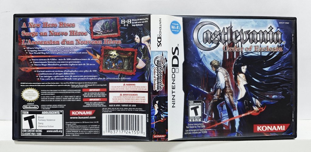 Castlevania: Order Of Ecclesia - Nintendo DS - Semi-Novo - Carvalho Games