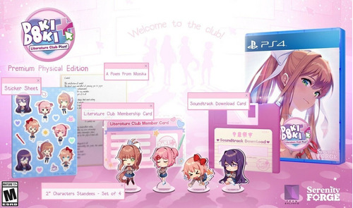 Doki Doki Literature Club Plus Premium Edition - PS4 - Carvalho Games