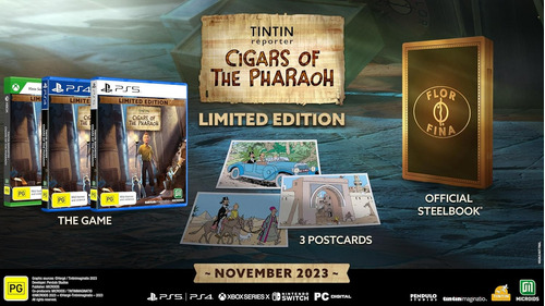 Tintin Reporter: Cigars Of The Pharaoh Limited Edition - PS4 - Carvalho ...