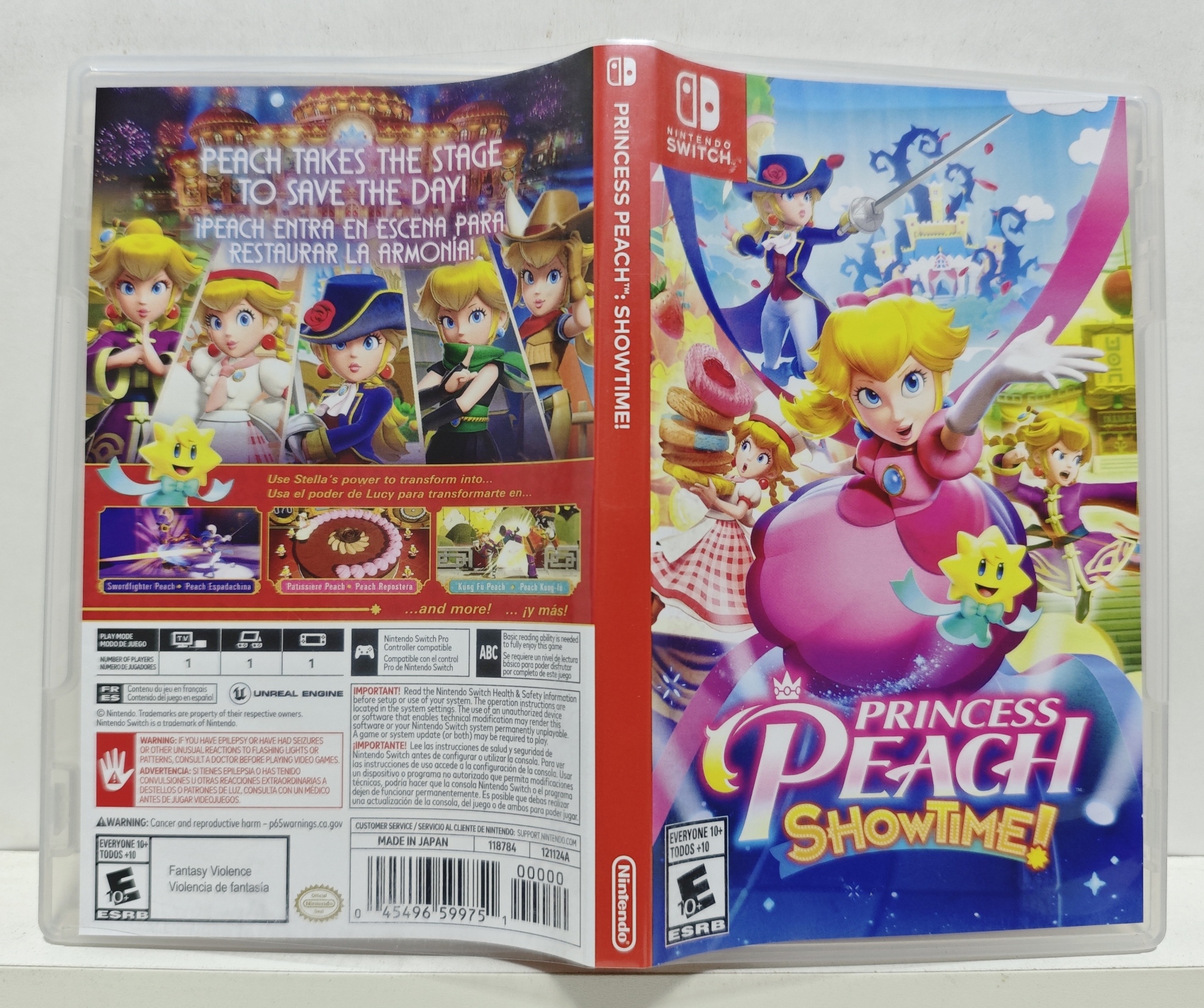Princess Peach: Showtime - Nintendo Switch - Semi-Novo - Carvalho Games
