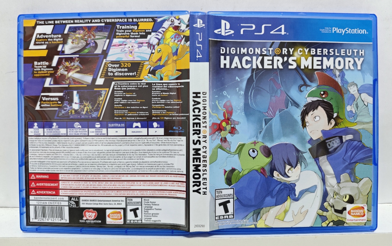 Digimon Story Cyber Sleuth Hacker's Memory - PS4 - Semi-Novo - Carvalho Games