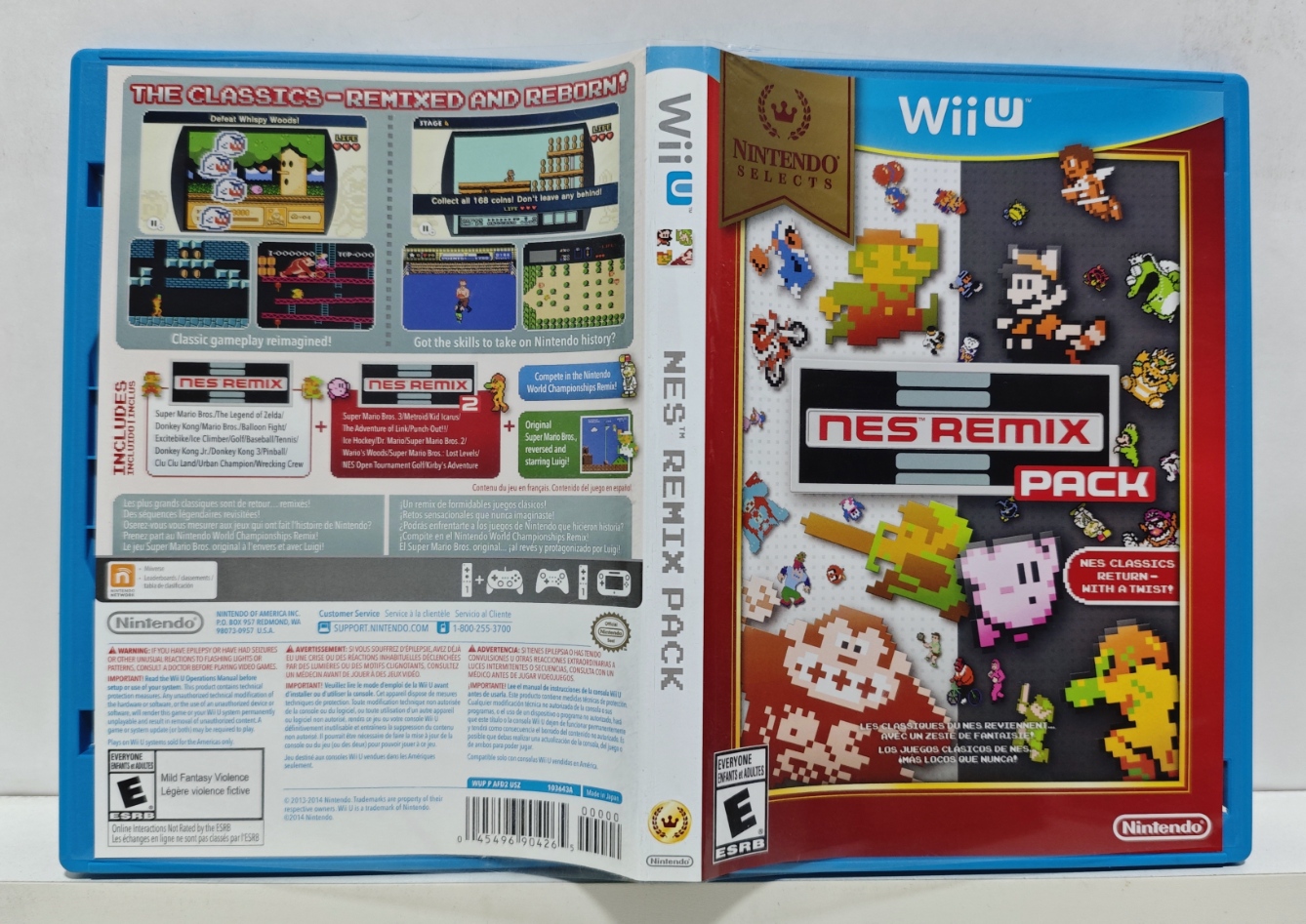 NES Remix Pack - Nintendo Wii U - Semi-Novo - Carvalho Games