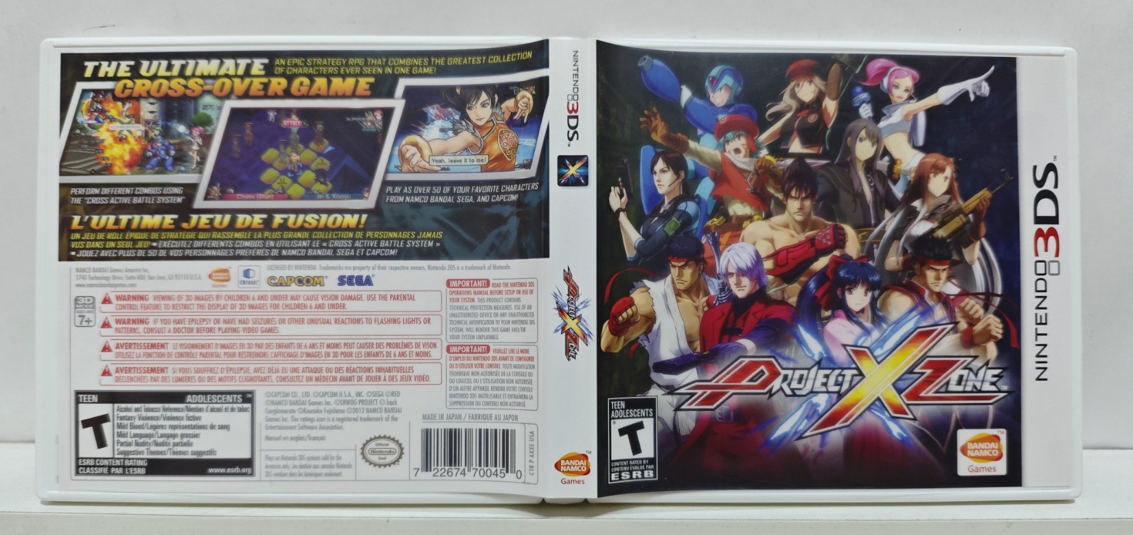 Project X Zone Limited Edition - Nintendo 3DS - Semi-Novo - Carvalho Games