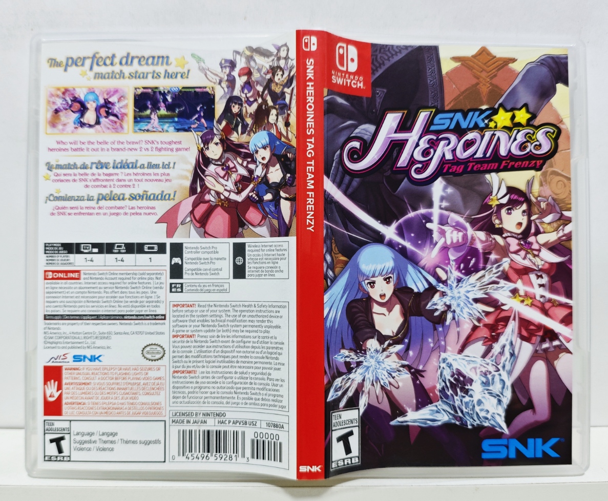 SNK Heroines Tag Team Frenzy - Nintendo Switch - Semi-Novo - Carvalho Games