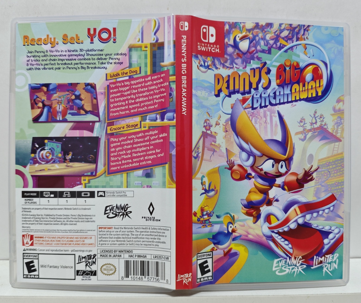 Penny's Big Breakaway - Nintendo Switch - Limited Run Games - Semi-Novo ...