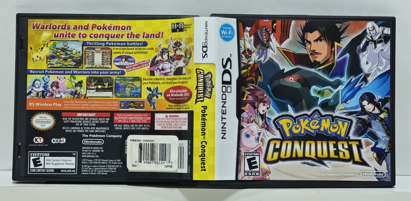 Pokemon Conquest - Nintendo DS - Semi-Novo - Carvalho Games