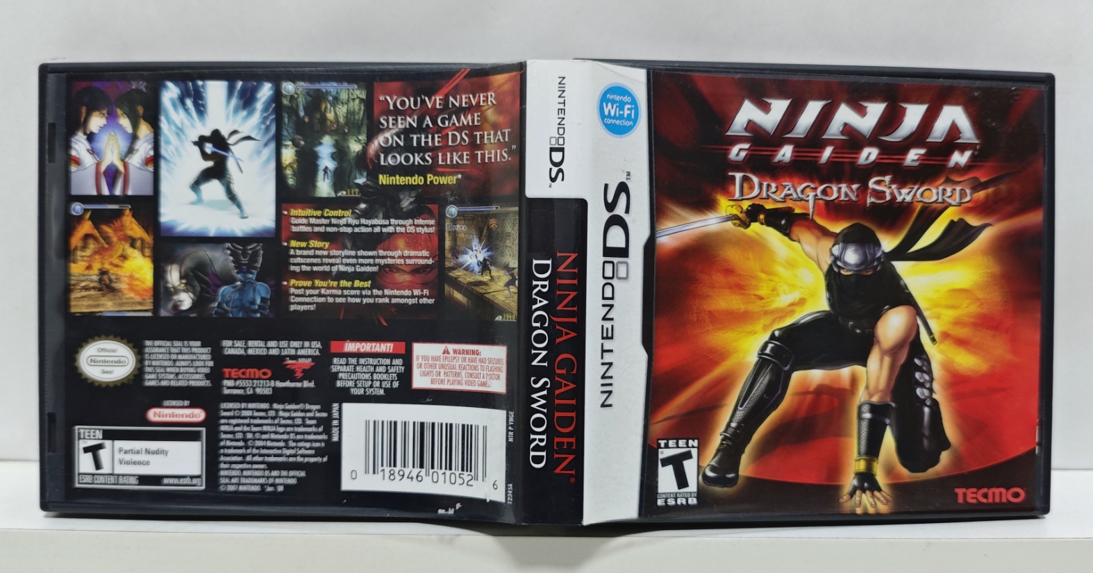 Ninja Gaiden: Dragon Sword - Nintendo DS - Semi-Novo - Carvalho Games