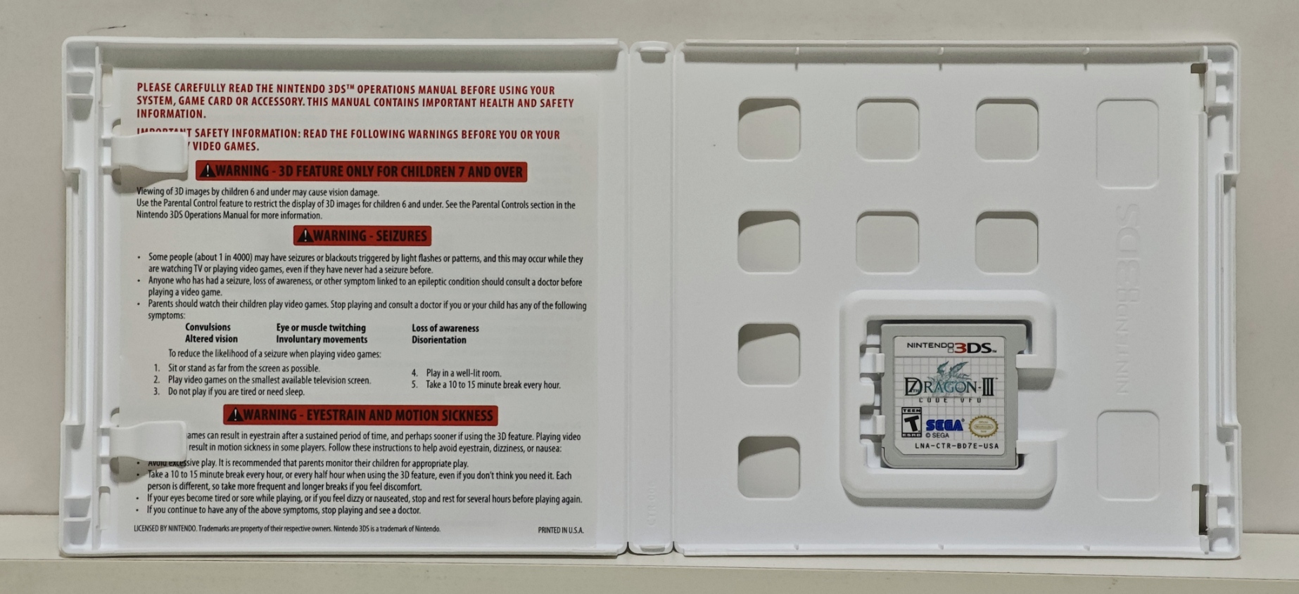 7th Dragon III Code VFD Launch Edition - Nintendo 3DS - Semi-Novo - Carvalho Games