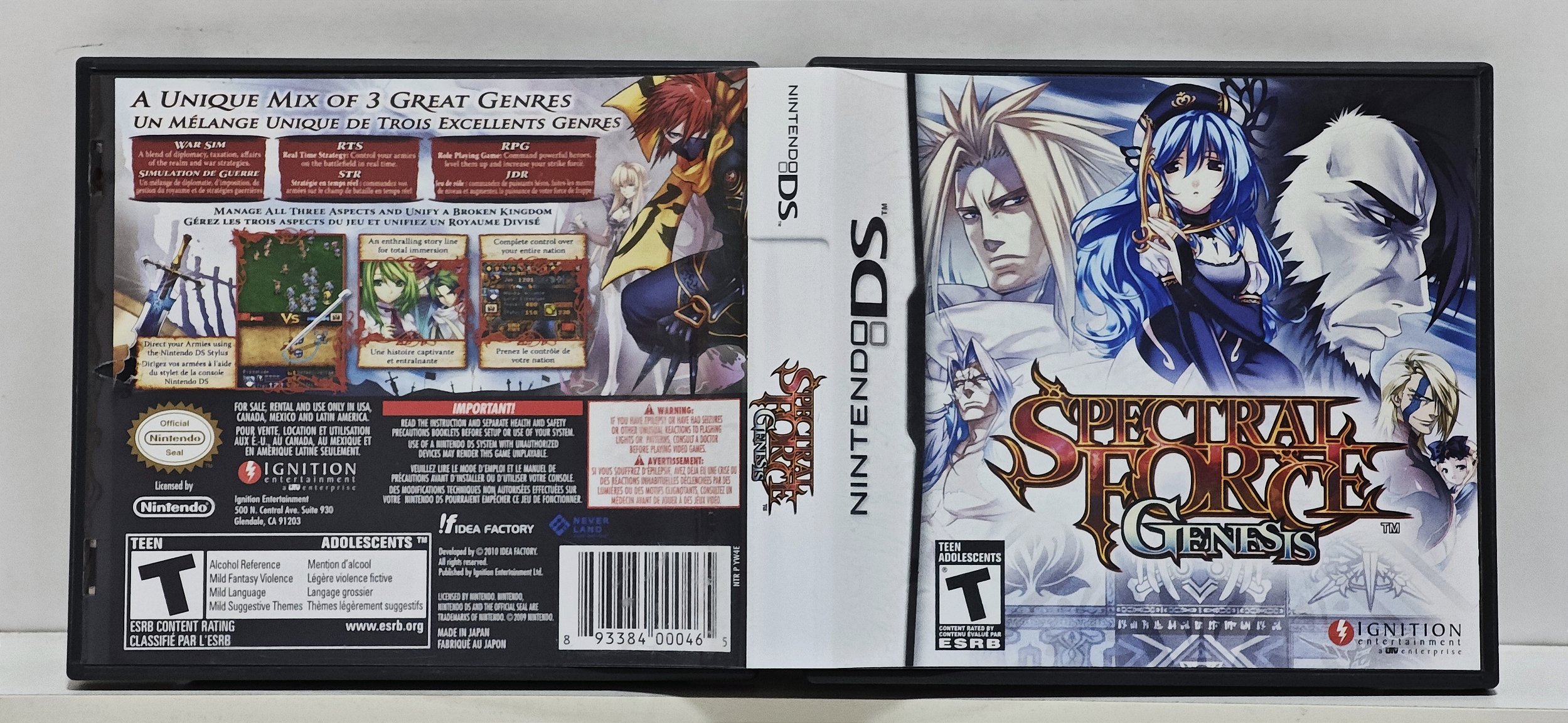 Spectral Force Genesis - Nintendo DS - Semi-Novo - Carvalho Games