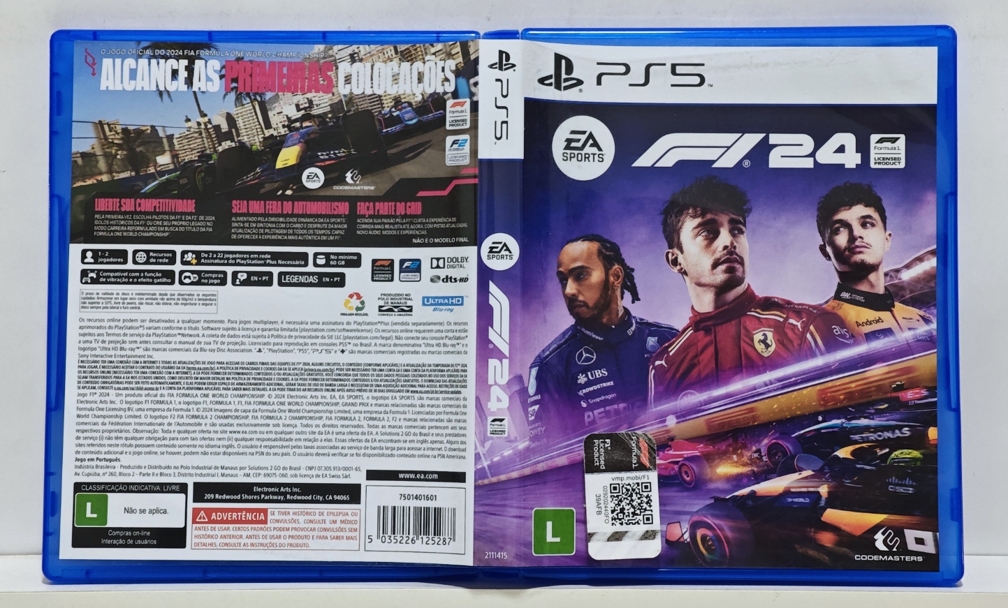 F1 24 - PS5 - Semi-Novo - Carvalho Games