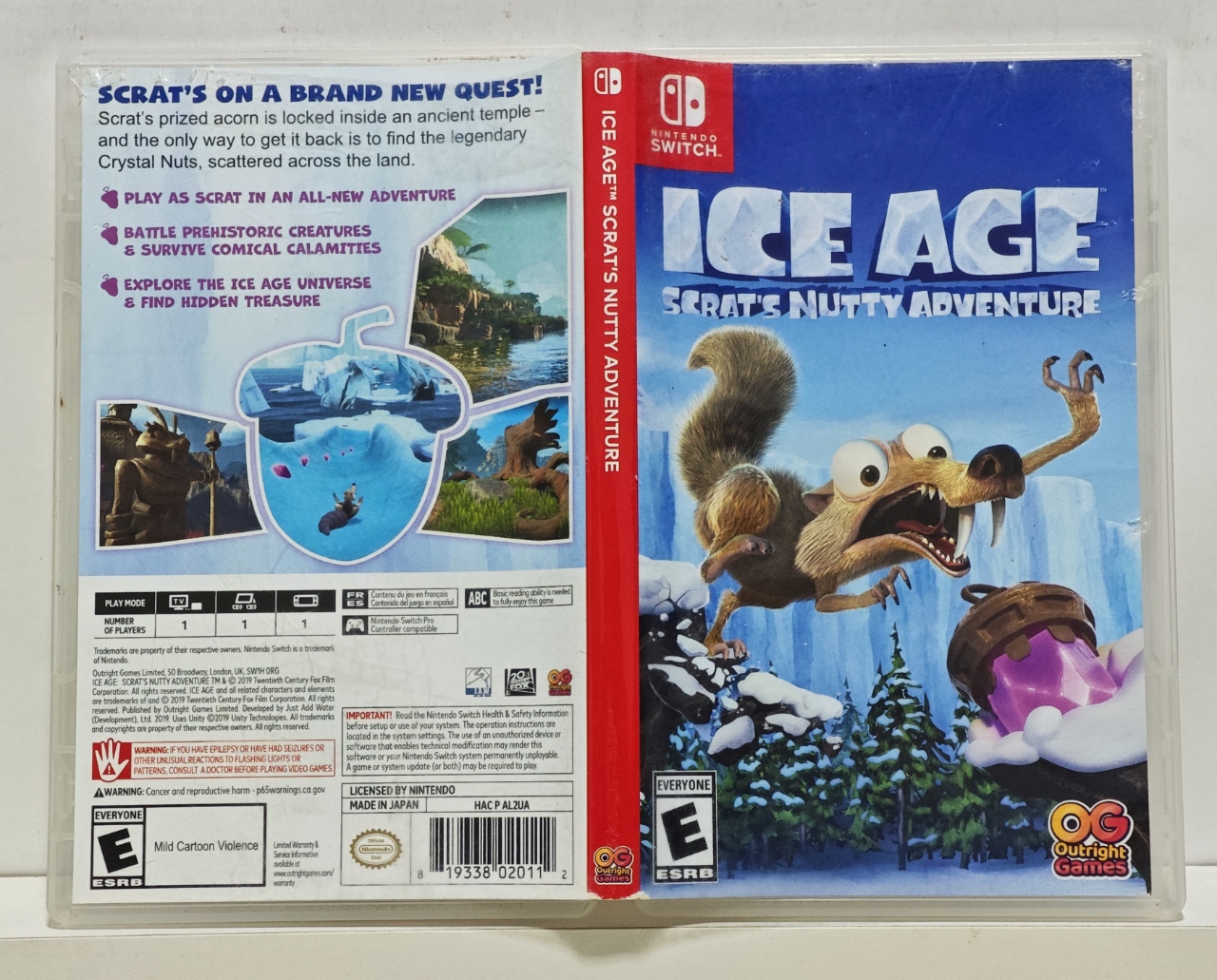Ice Age: Scrat's Nutty Adventure - Nintendo Switch - Semi-Novo ...