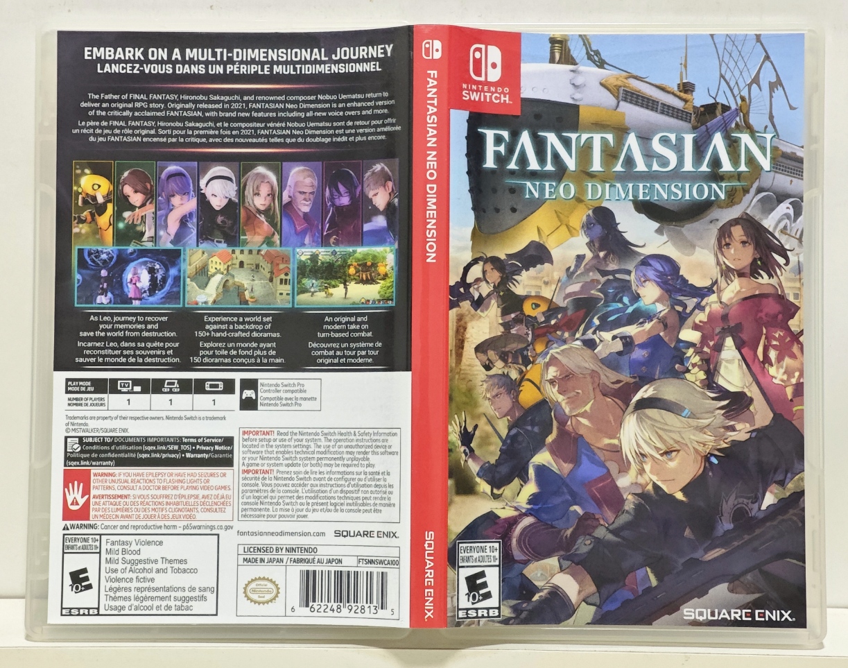 Fantasian Neo Dimension - Nintendo Switch - Semi-Novo - Carvalho Games