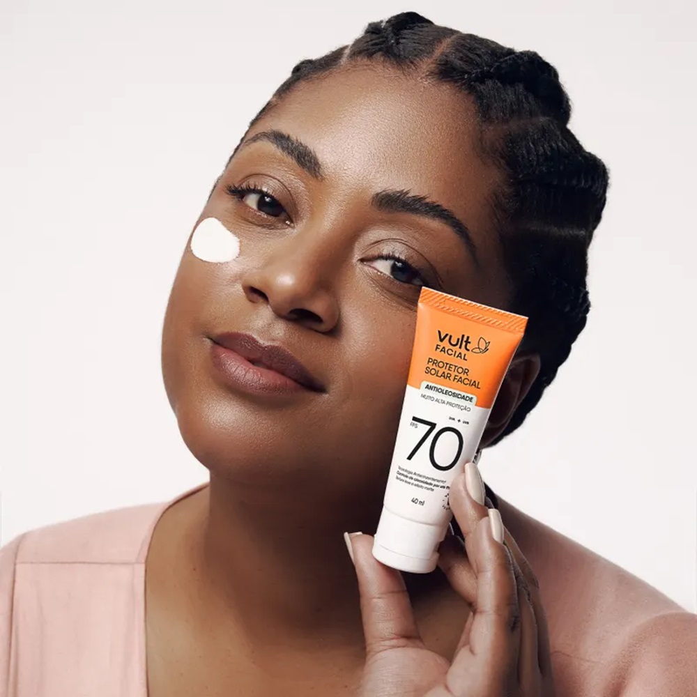 Protetor Solar Facial FPS 70 Vult 40ml - LC Store Saude & Beleza - LC Store | Produtos e ...