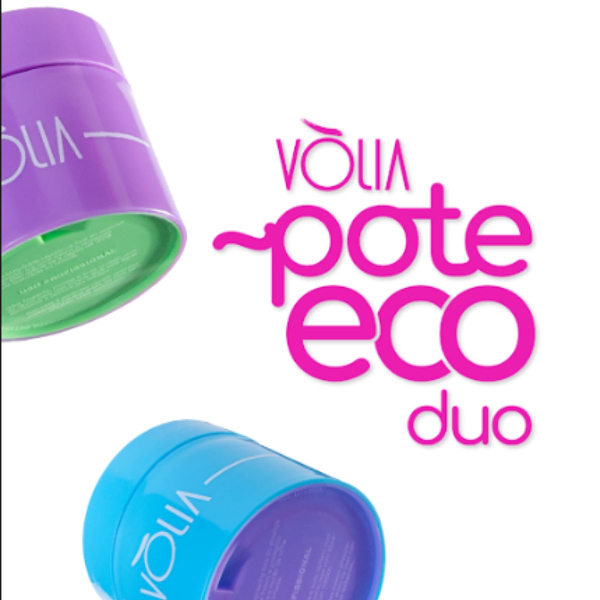 Gel Control White Volia Refil 14g + Pote Eco Duo Volia 30g - Luk ...