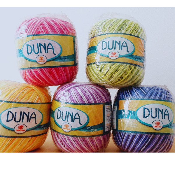 Kit Linha Duna Cores Variadas - Ateliê Ednamar Artesanato