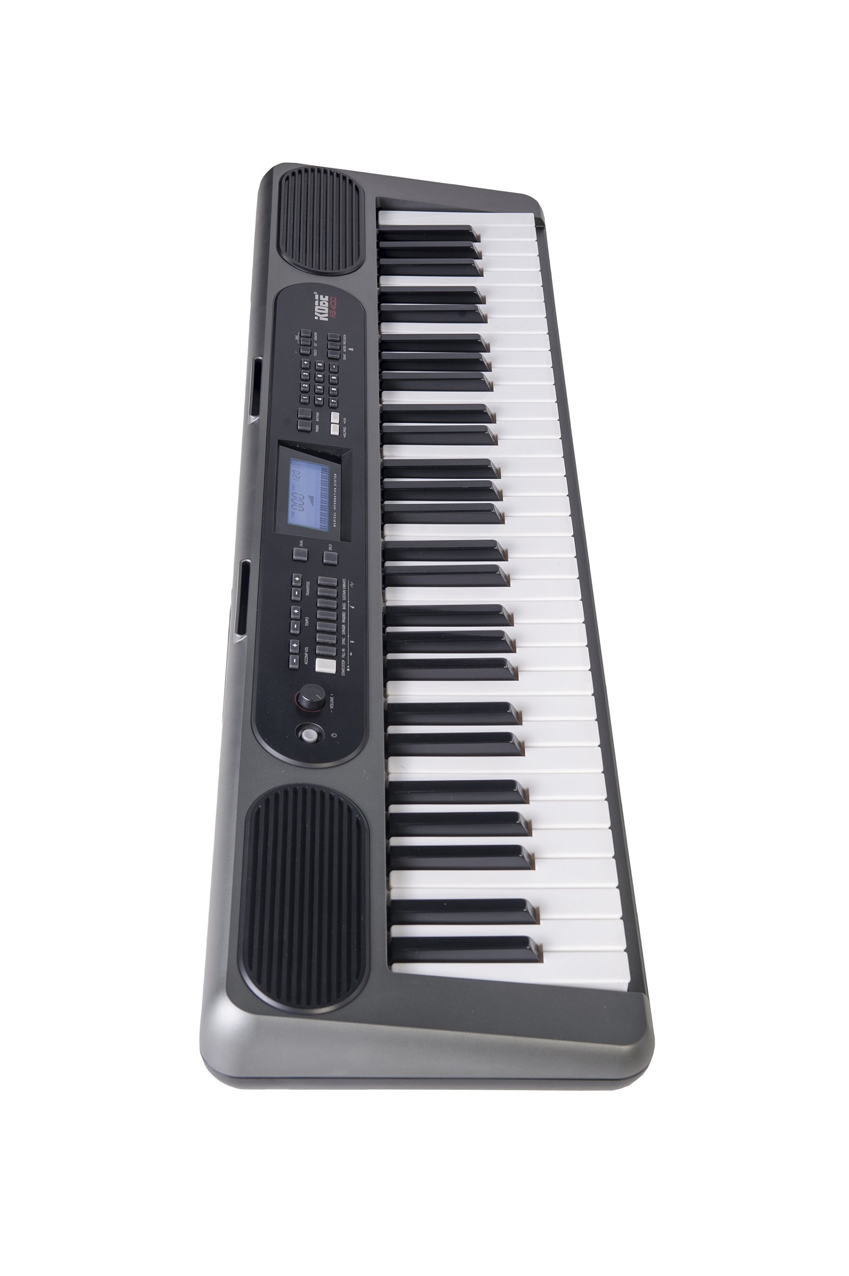 Teclado Musical Kobe KB-400 61 Teclas com Sensibilidade Conexão MIDI - Kobe Music