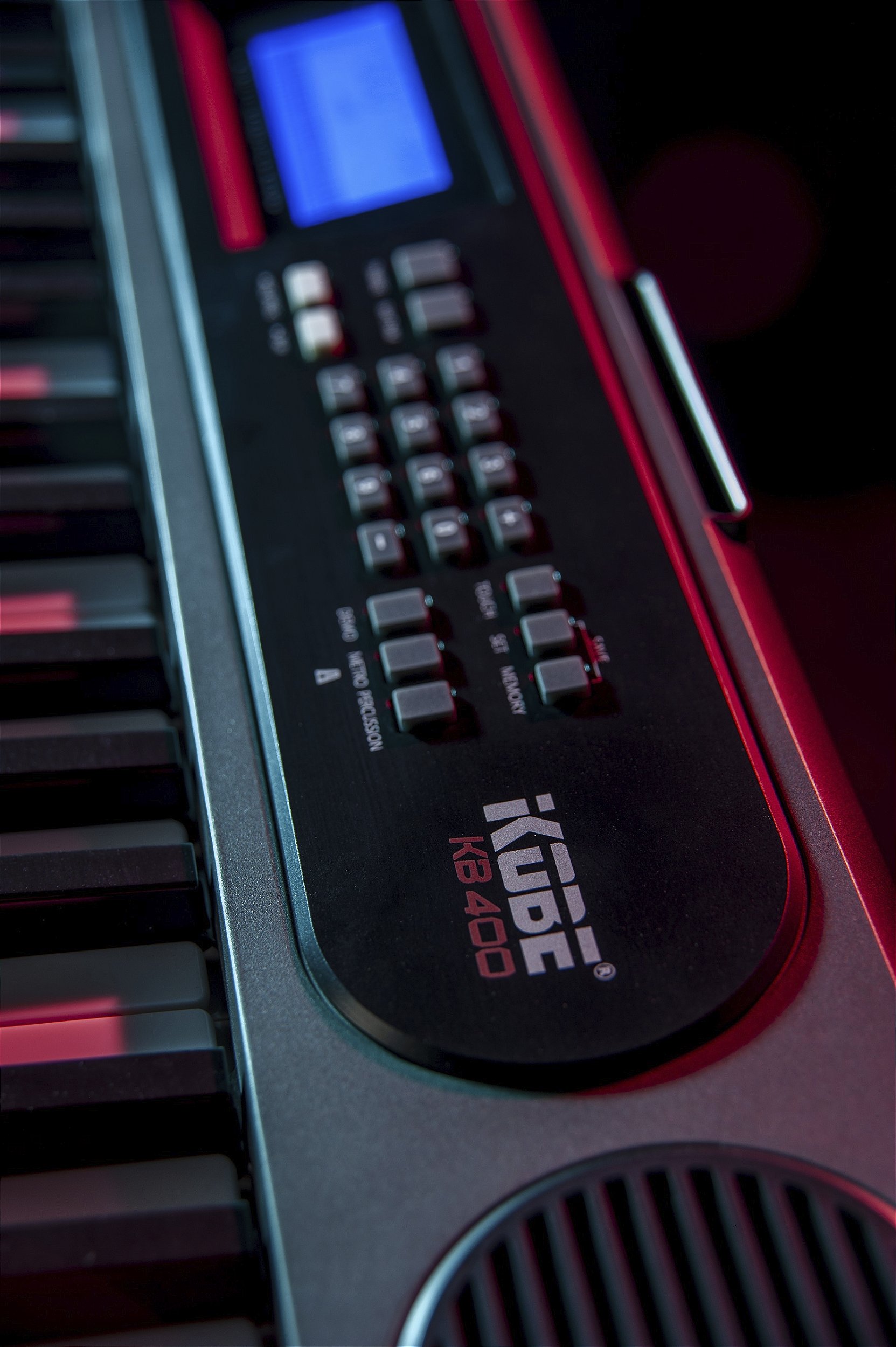 Teclado Musical Kobe KB-400 61 Teclas com Sensibilidade Conexão MIDI - Kobe Music