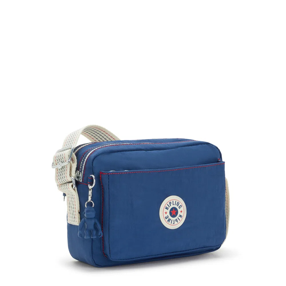 Bolsa Transversal Kipling Abanu M Admiral Blue Azul - Viajante Moderno