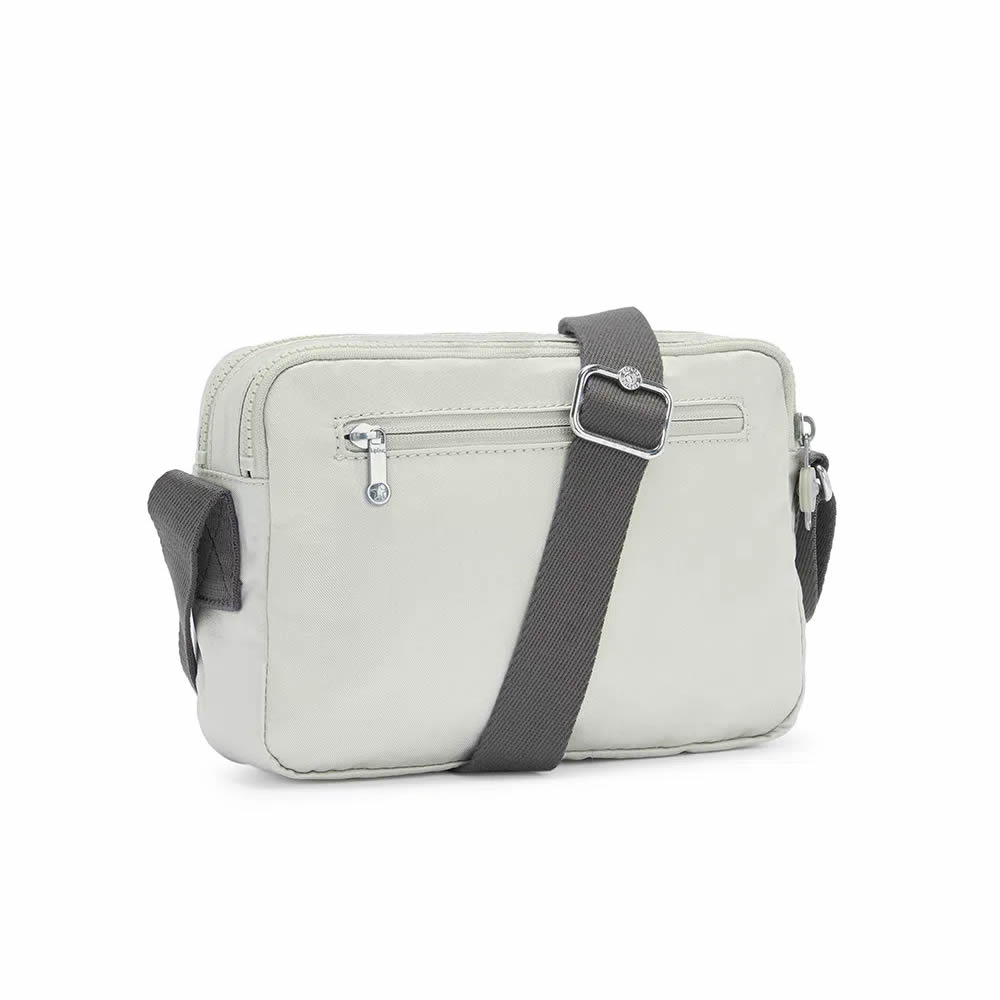 Bolsa Transversal Kipling Abanu M Prata Dynamic Silver - Viajante Moderno