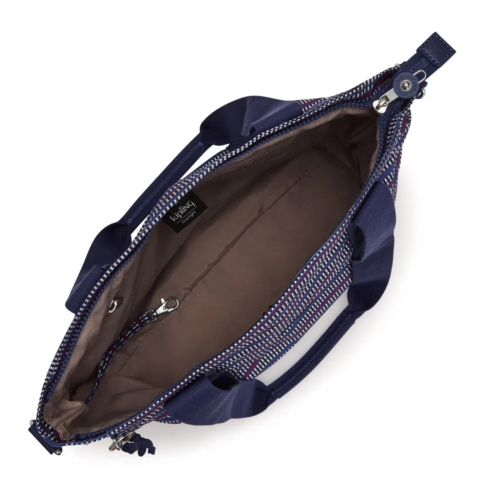 Bolsa Transversal Kipling Asseni S 10 Litros Blue Geo Print - Viajante ...