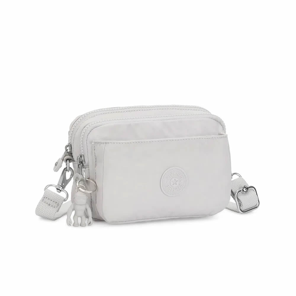 Bolsa Transversal Pochete Kipling Multi Abanu Cinza - Viajante Moderno