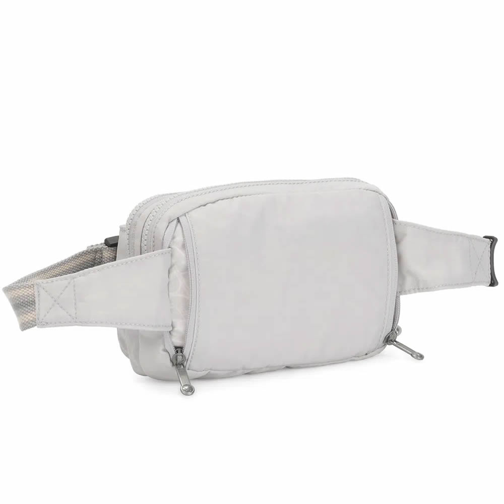 Bolsa Transversal Pochete Kipling Multi Abanu Cinza - Viajante Moderno