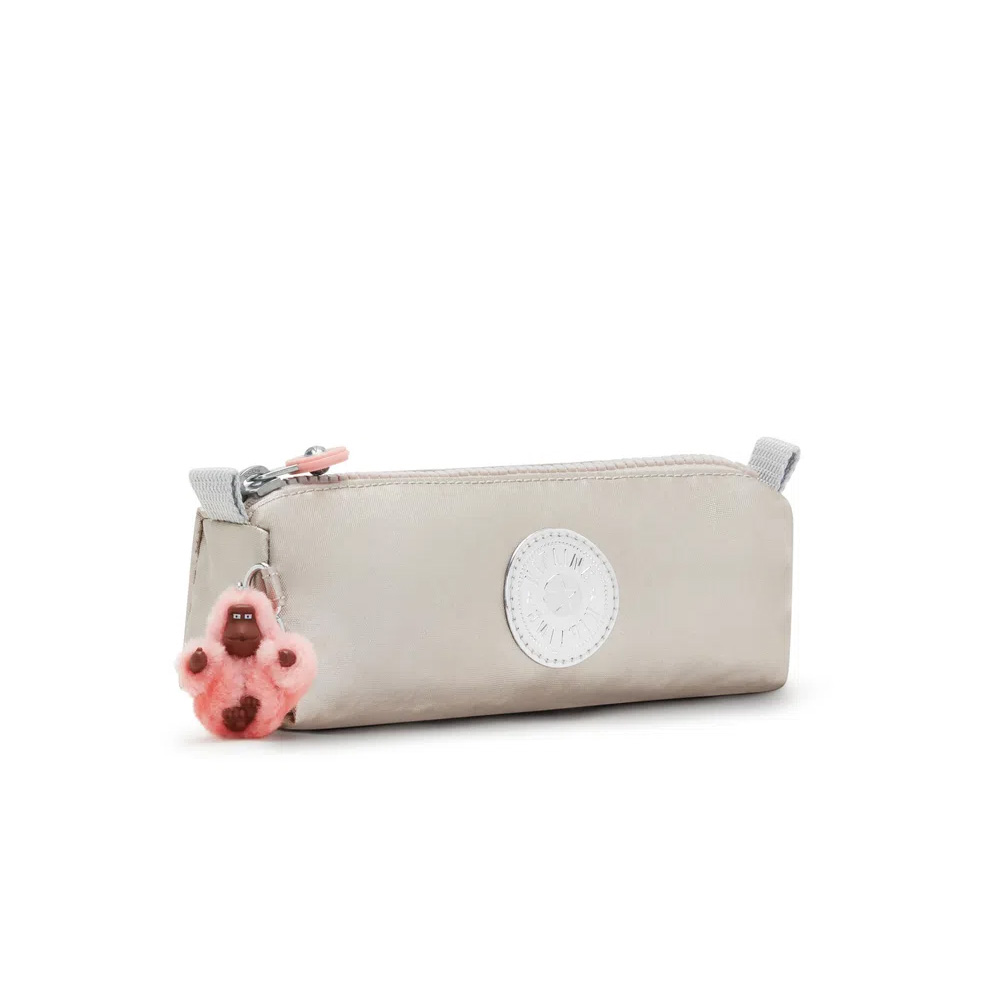 Estojo Kipling Penal Freedom Soft Metallic Glow Rosa Claro - Viajante ...