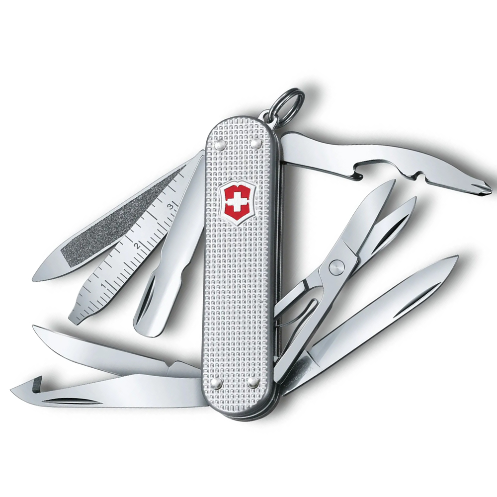 Canivete de Bolso Pequeno Victorinox Minichamp Alox Prata - Viajante ...