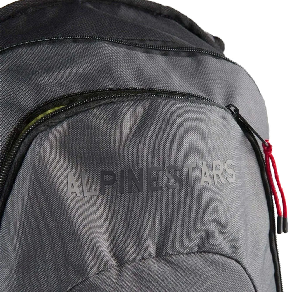 Mochila Alpinestars Defcon Backpack Cinza Escuro e Preto - Viajante Moderno