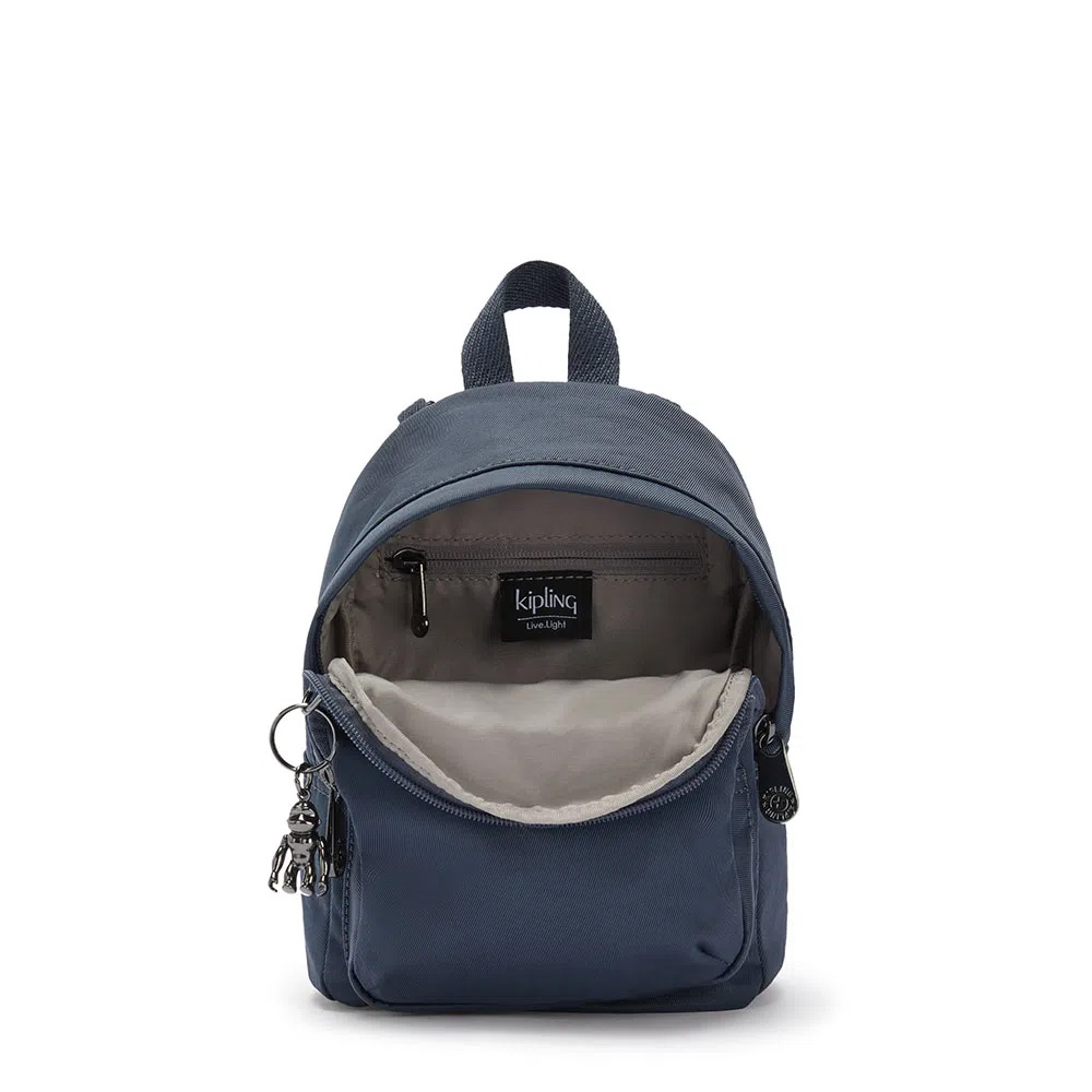 Mochila Kipling Delia Compact 5 Litros Azul Marinho - Viajante Moderno