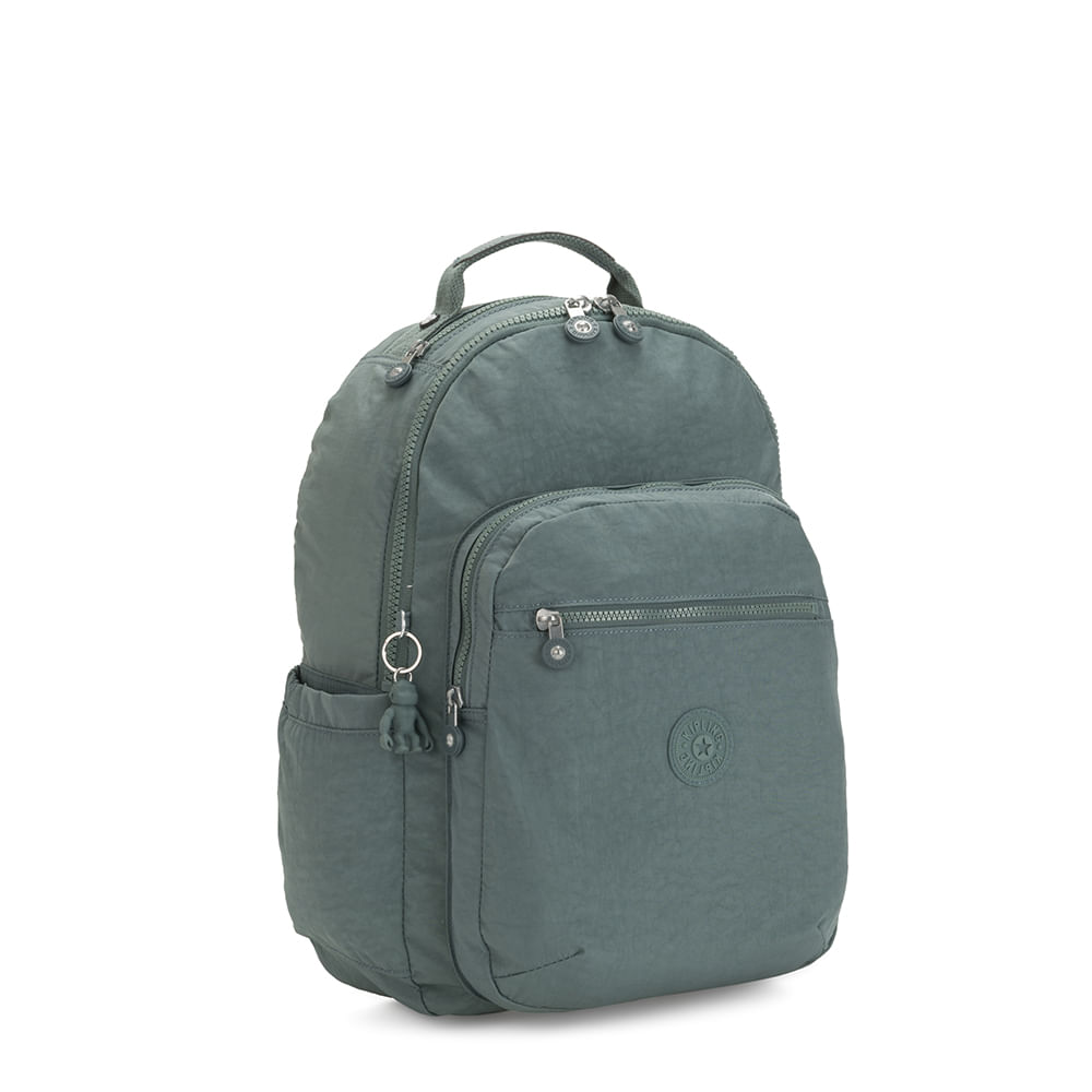 Mochila Kipling Seoul 27L Verde Light Aloe - Viajante Moderno