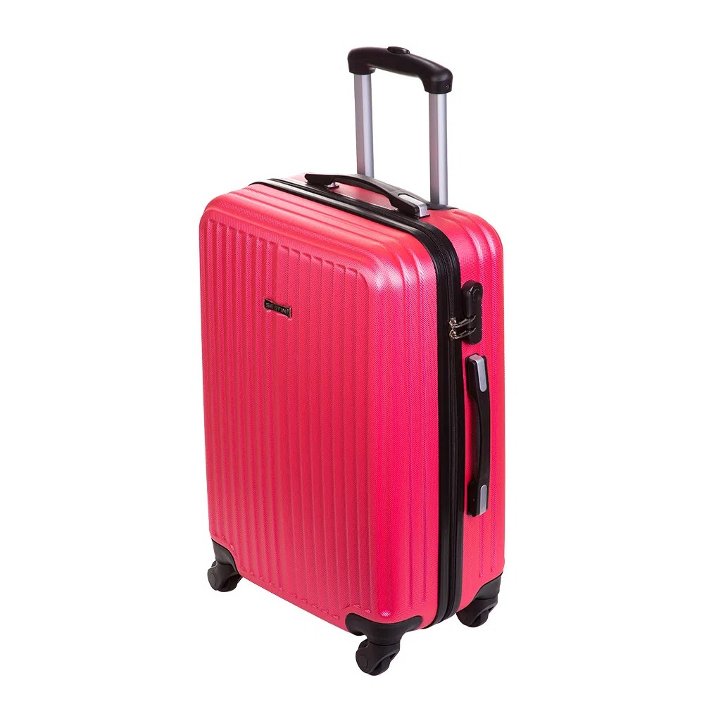 Mala De Viagem Sestini 360 Atlanta 2 Média Rosa - Viajante Moderno