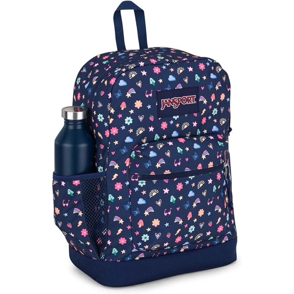 Mochila Jansport Cross Town Plus Slice of Fun Azul - Viajante Moderno