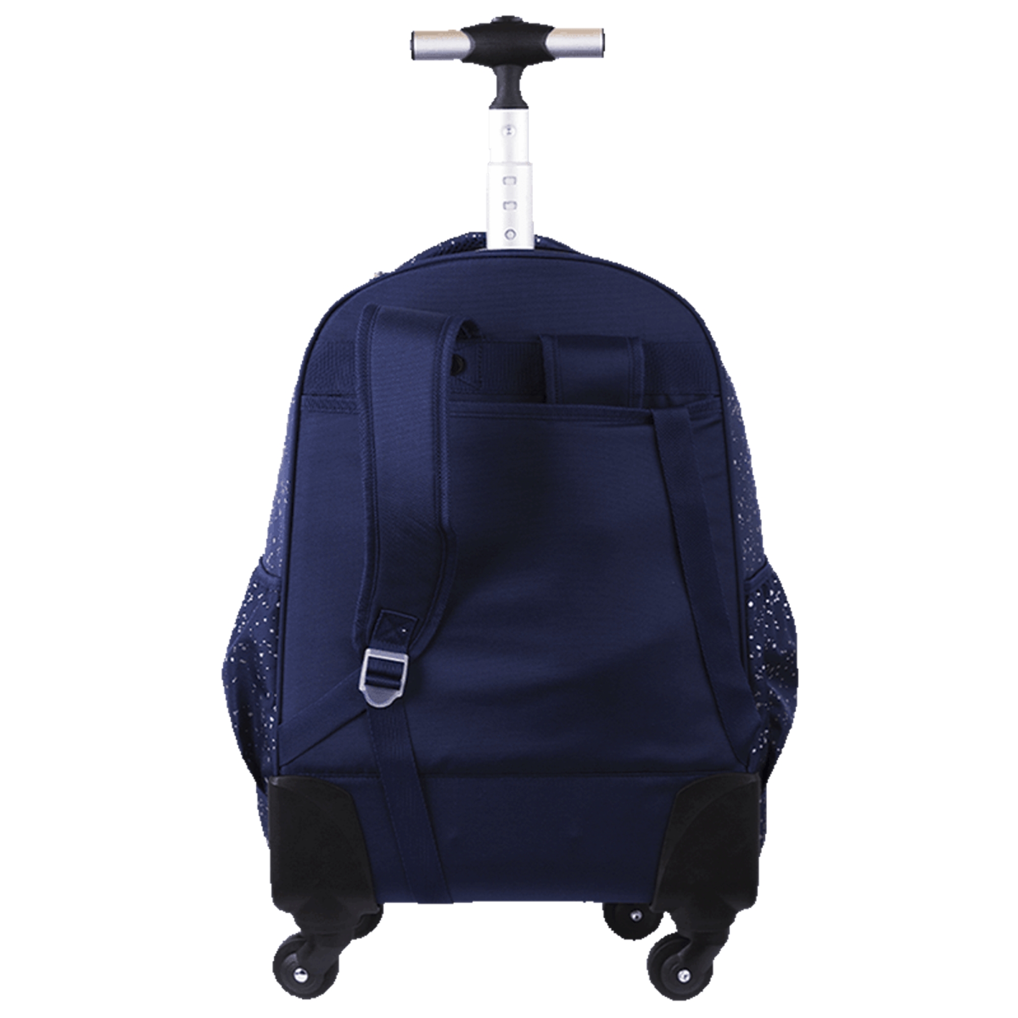 Mochila com Carrinho Sestini Paul Frank Styles Prata e Azul - Viajante ...