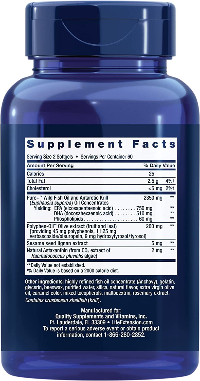 Super Ômega 3 Plus - 120 Cápsulas Softgel - Ponto Brazil