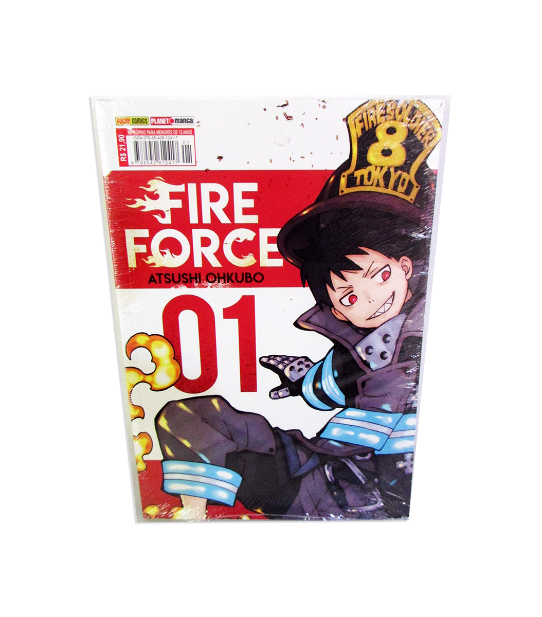 Mangá Fire Force vol. 1, Ed. Panini (Em Português) Atsusai Ohkubo ...