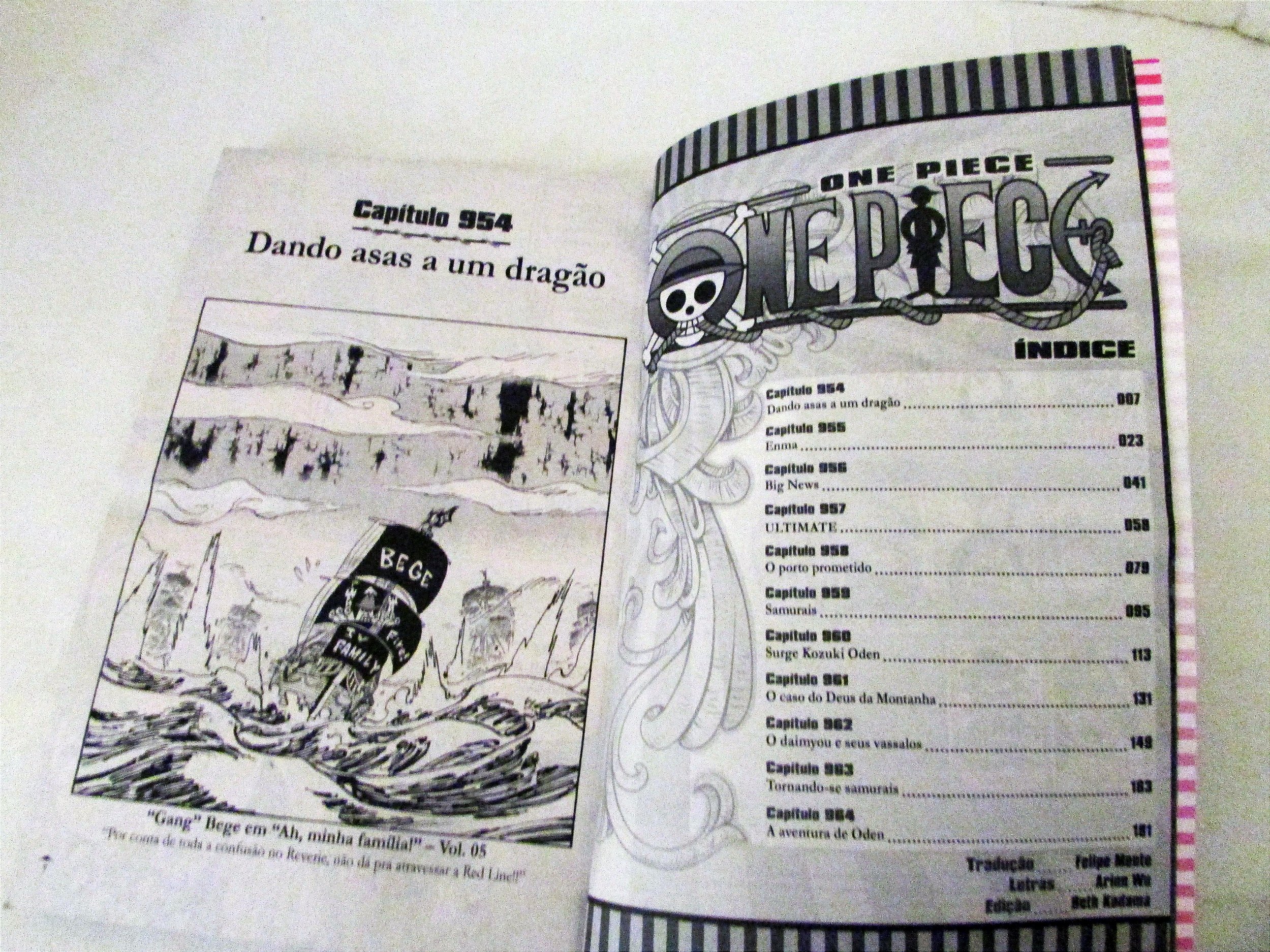 Mangá One Piece Vol. 95 Eiichiro Oda (Em Português) +1 Brinde - Harumi ...