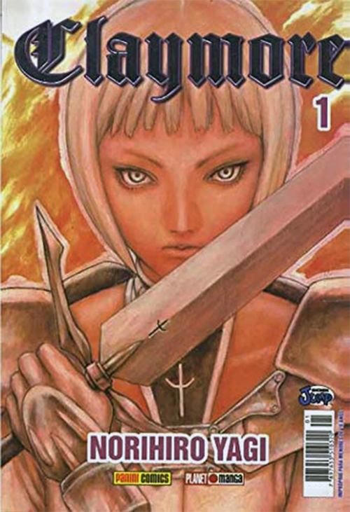 Mangá Claymore Vol. 1 autor: Norihiro Yagi (Em Português) + 1 Brinde ...