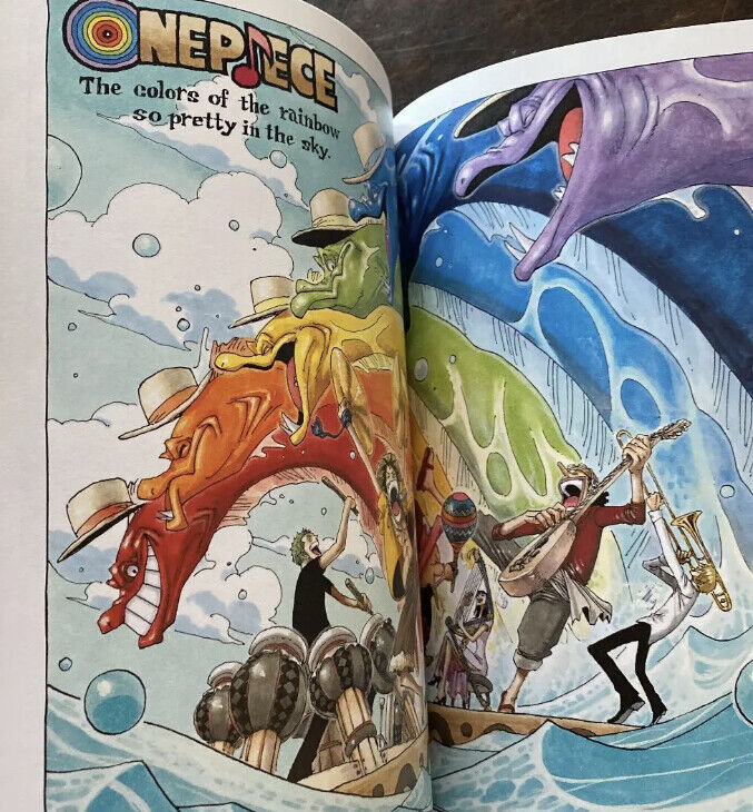 Artbook ONE PIECE Color Walk Vol. 4 EAGLE (Em Japonês) + 2 Brindes ...