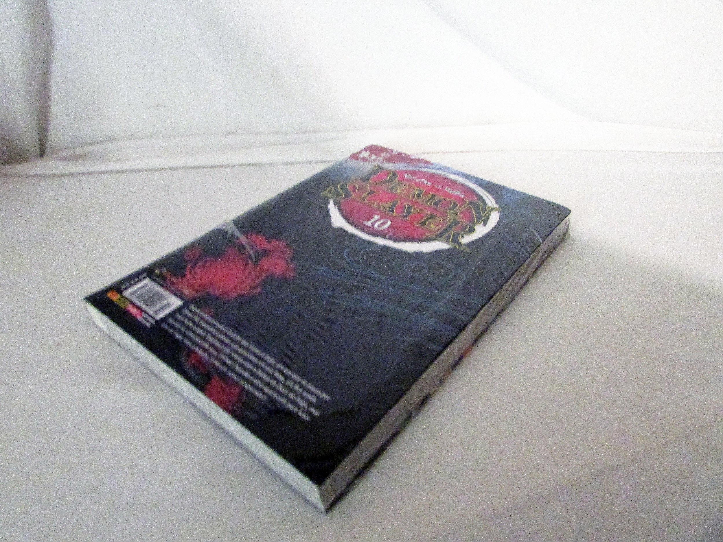 Mangá Demon Slayer: Kimetsu No Yaiba Vol. 10 (Em Português) + 1 Brinde ...