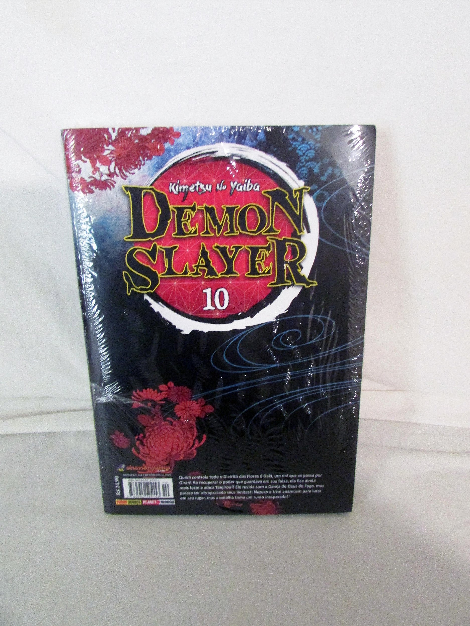 Mangá Demon Slayer: Kimetsu No Yaiba Vol. 10 (Em Português) + 1 Brinde ...