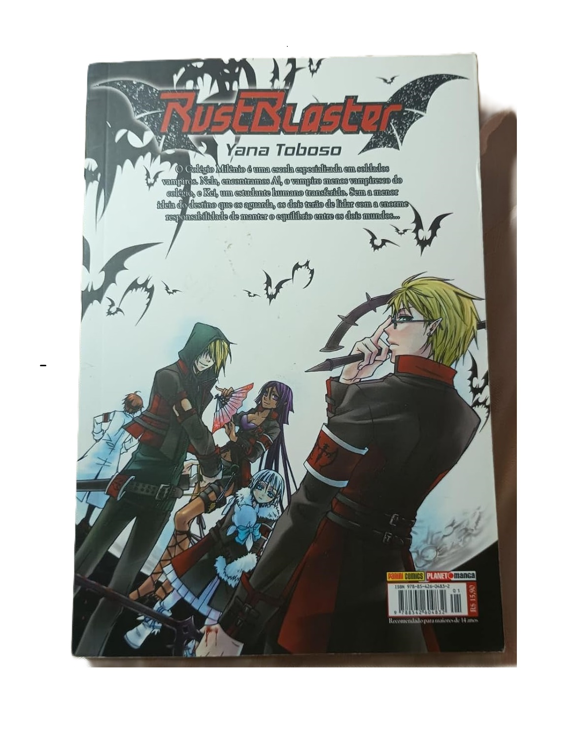 Mangá Rust Blaster Ed. Especial (Vampiros) Vol. Único (Em Português ...