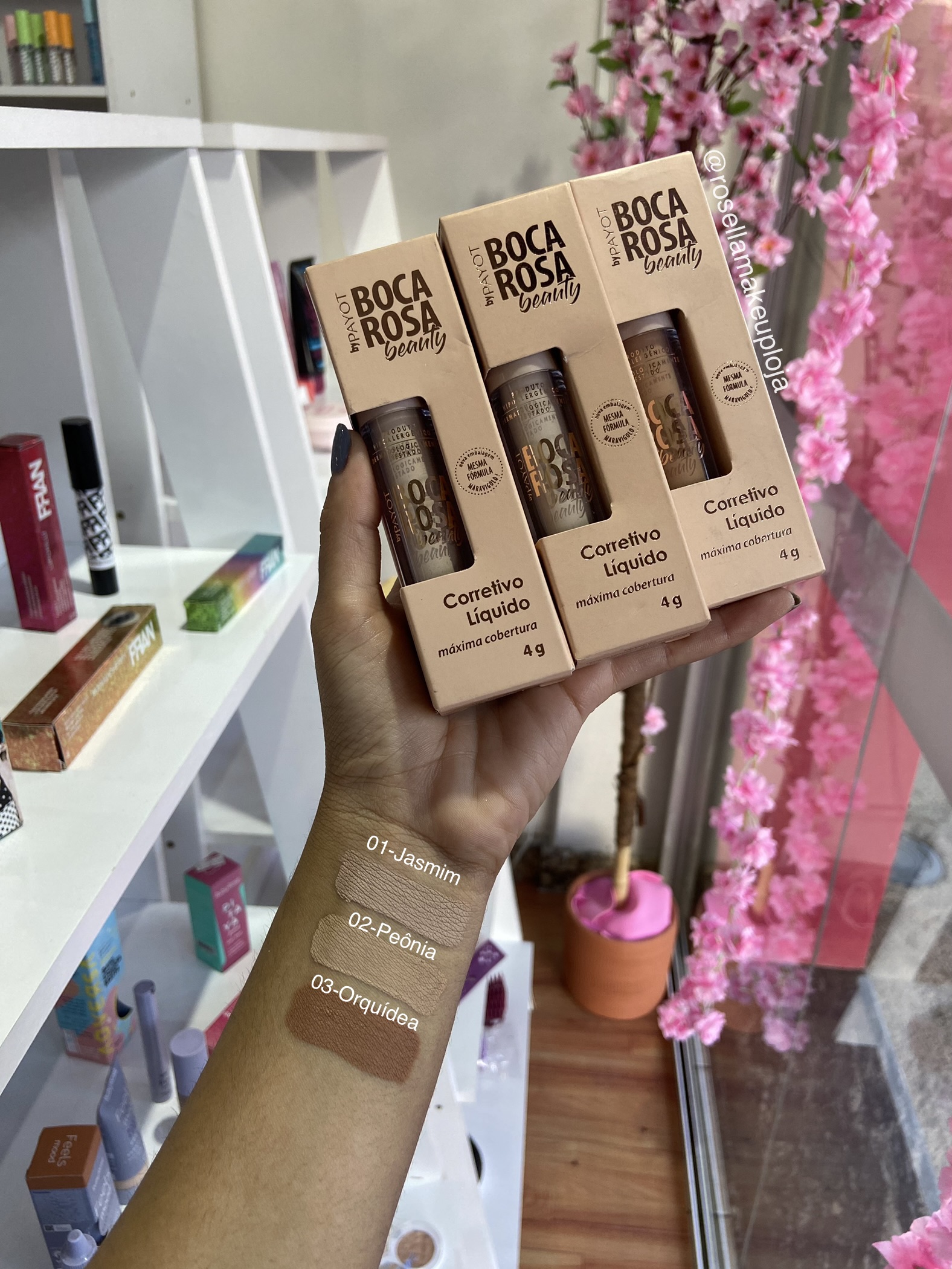 Corretivo Líquido Payot Boca Rosa Beauty - Rosella makeup