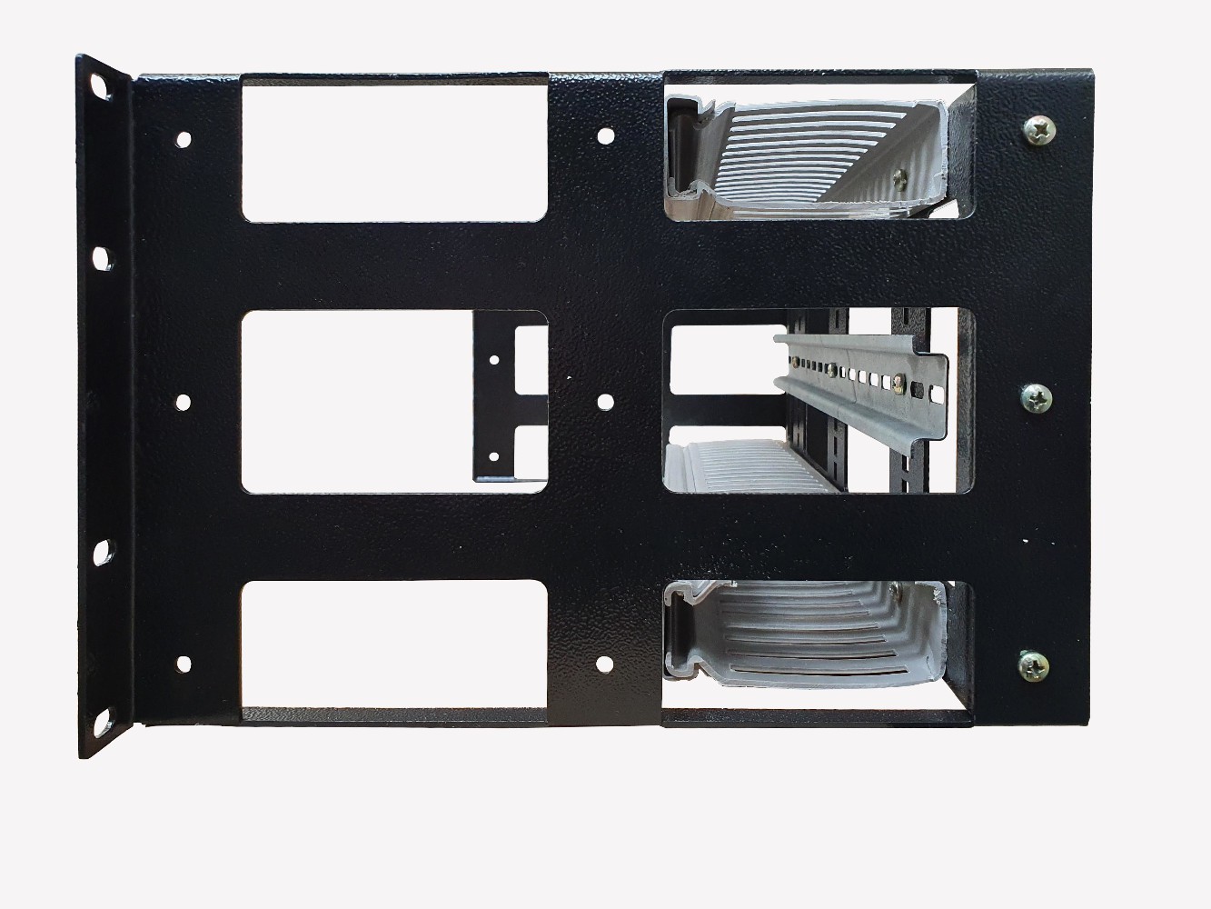 Painel Bastidor Trilho Din PDU Para Switch, Fontes ou Disjuntores Rack ...