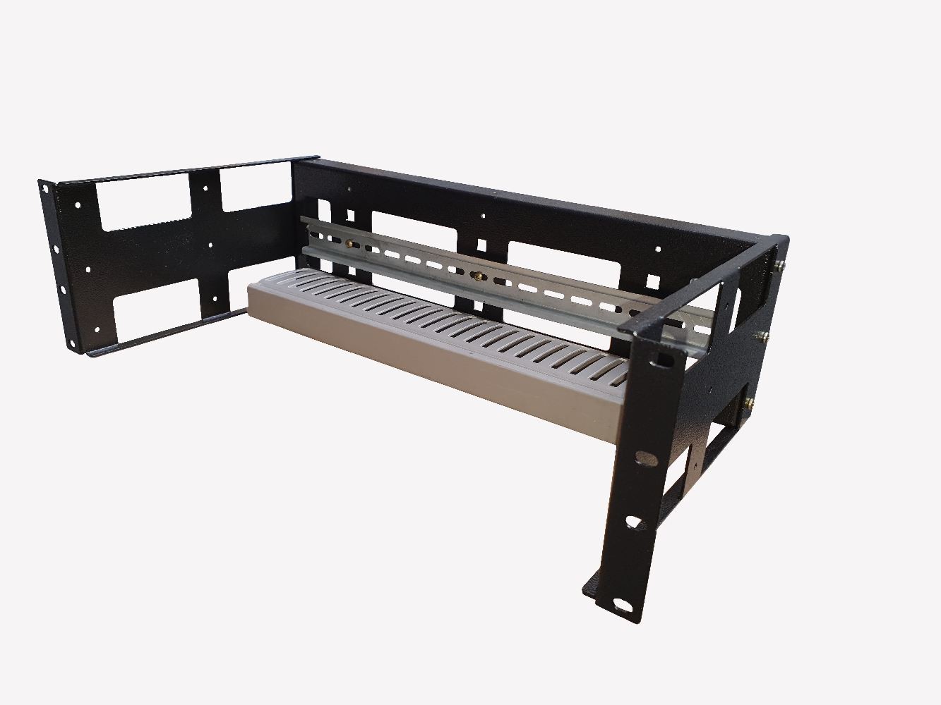 Painel Bastidor Trilho Din PDU Para Switch, Fontes ou Disjuntores Rack ...